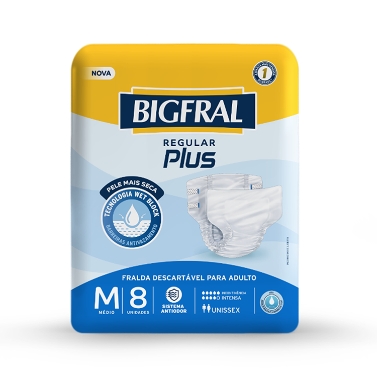 Fralda Regular Plus M | Bigfral